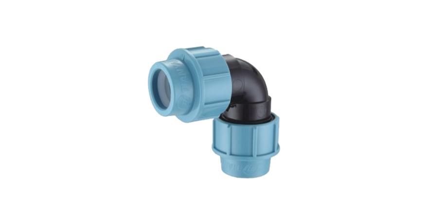 KPE cső idom könyök egál 50-50, KPE cső idomok,